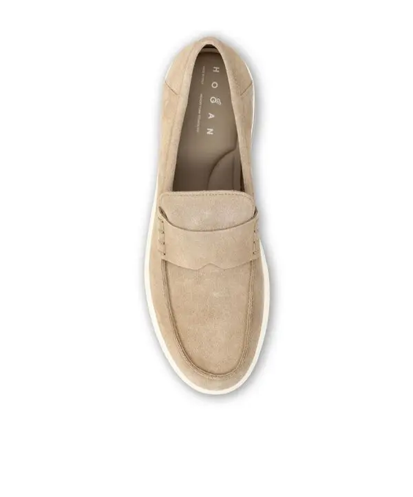 Hogan H-tv Slip-on Loafers - Nude