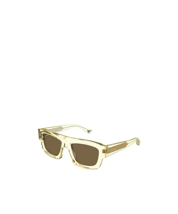 Gucci Square Frame Sunglasses - Brown