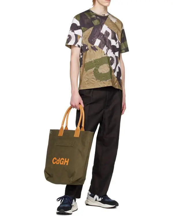 Comme Des Garçons Open-necked Black Shirt