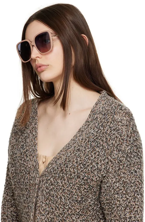 Chloé Rectangular Frame Sunglasses