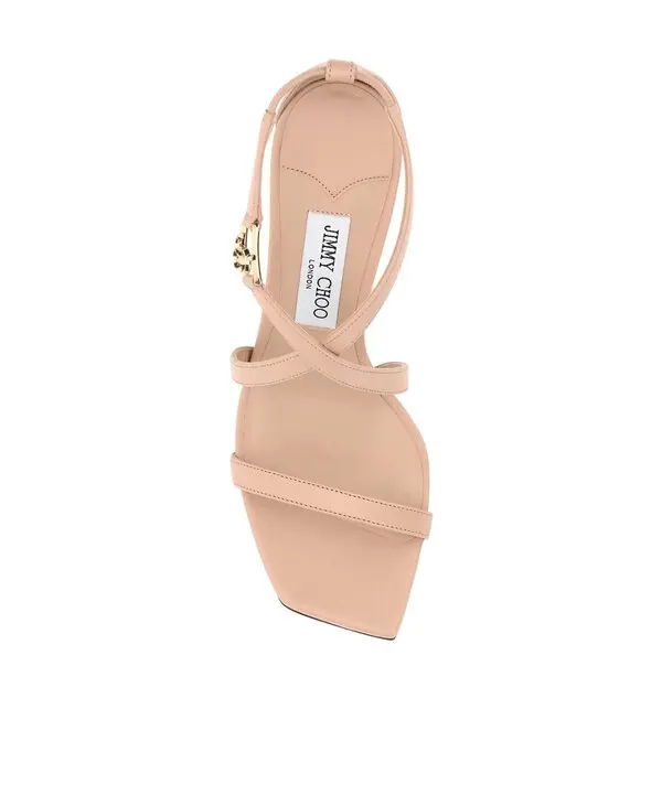 JIMMY CHOO Jessica Cross Strap Sandals