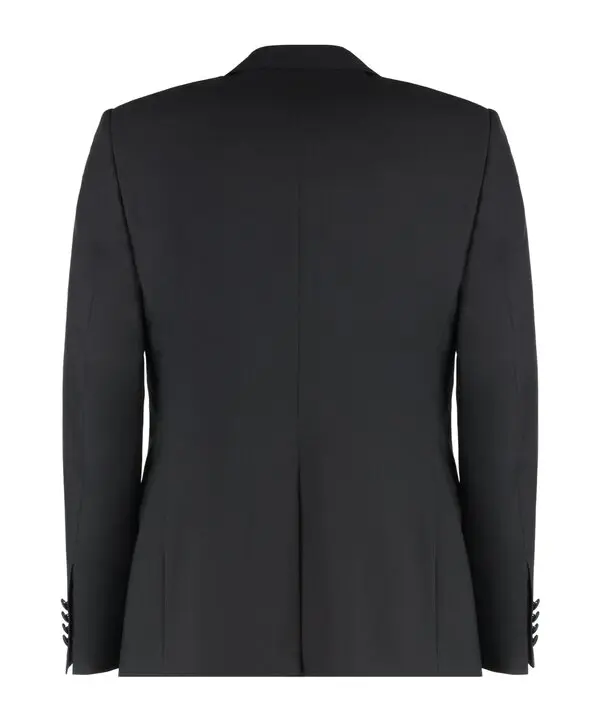 Dolce & Gabbana Satin-lapels Three-pieces Suit - Black