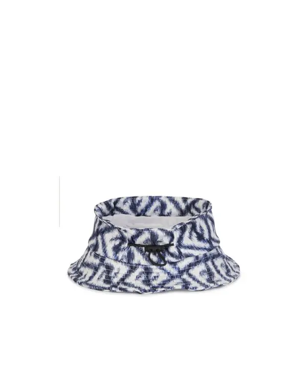 Fendi Ff Printed Wide Brim Bucket Hat
