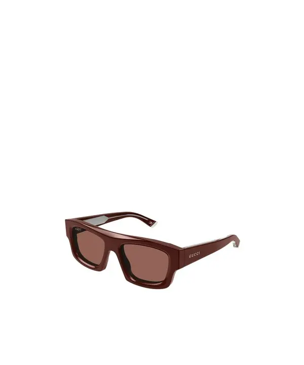 Gucci Square Frame Sunglasses - Brown