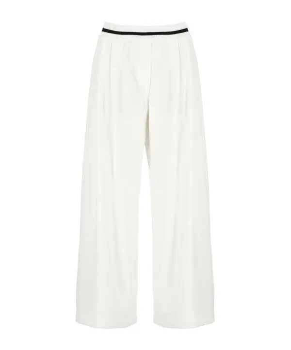 Brunello Cucinelli Wide-leg Joggers - White
