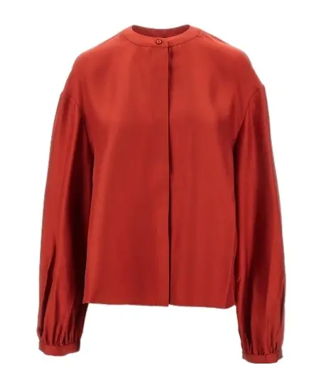 Loulou De Saison Long Sleeve Shirt - Red