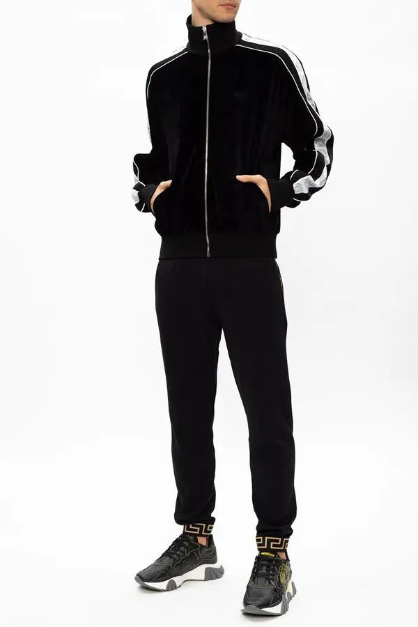Versace Medusa Head Embroidered Zipped Track Jacket