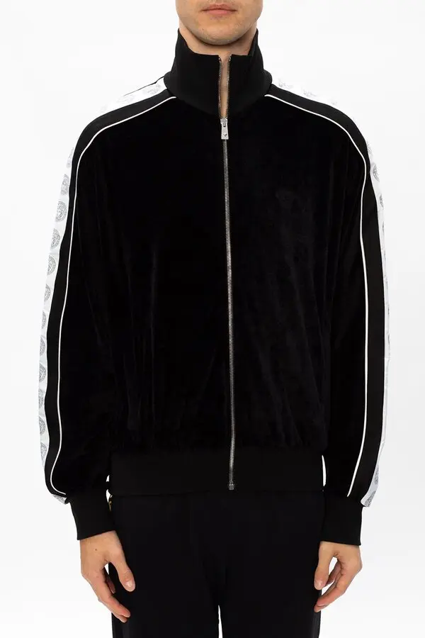 Versace Medusa Head Embroidered Zipped Track Jacket