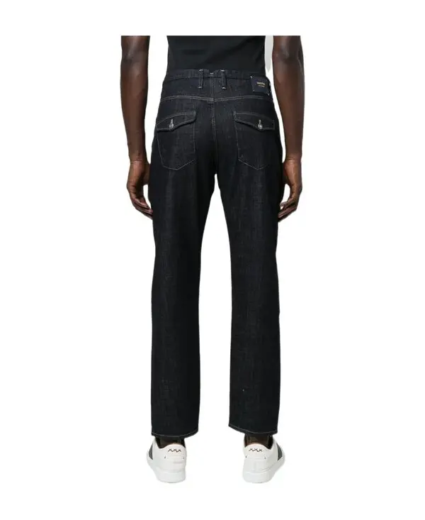 Incotex Logo Denim Trousers