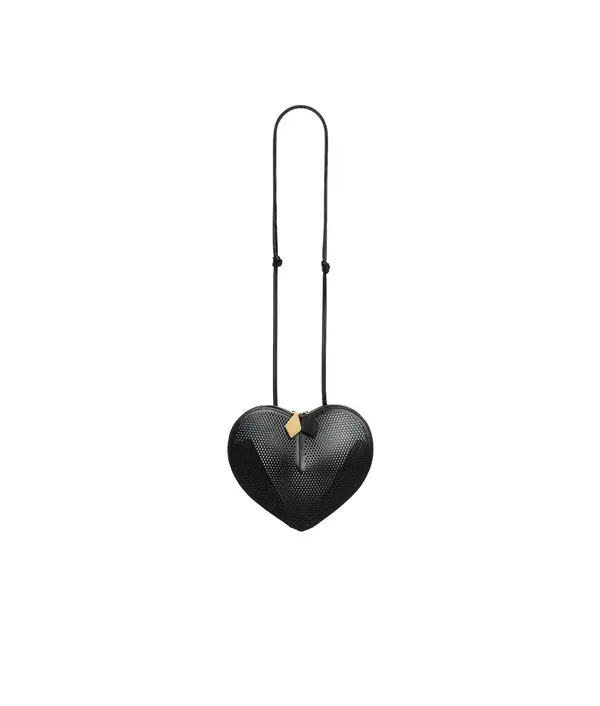 Alaïa Heart Shoulder Bag - Black