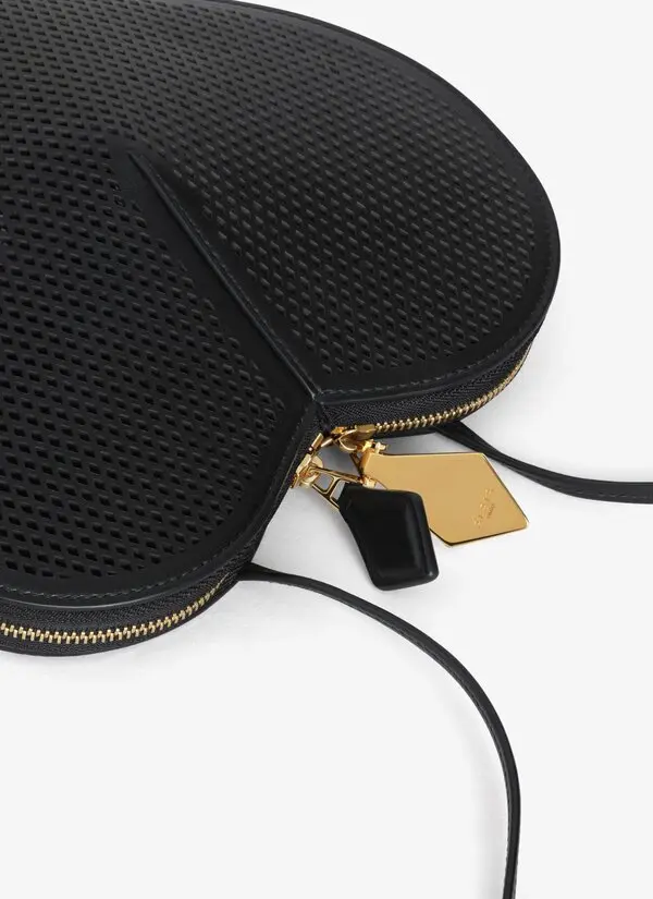Alaïa Heart Shoulder Bag - Black