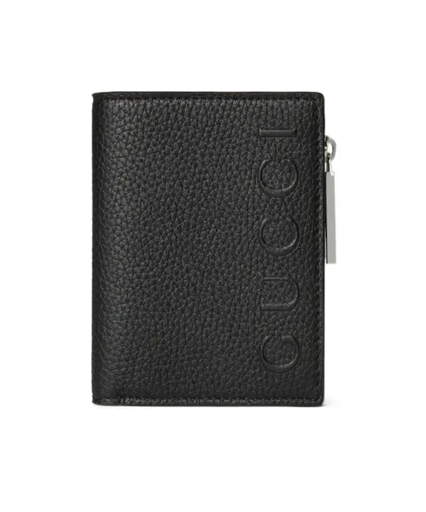 Gucci Coin Wallet With Logo - Black