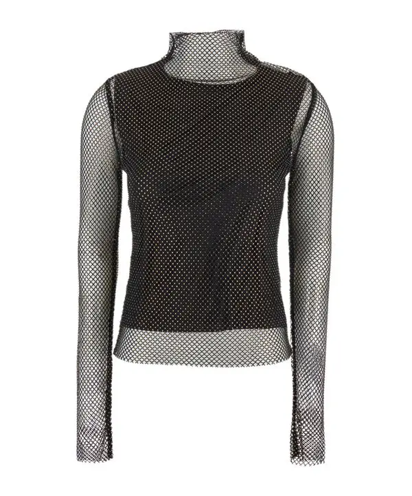 Sportmax Gerarda Embellished Long-sleeved Top
