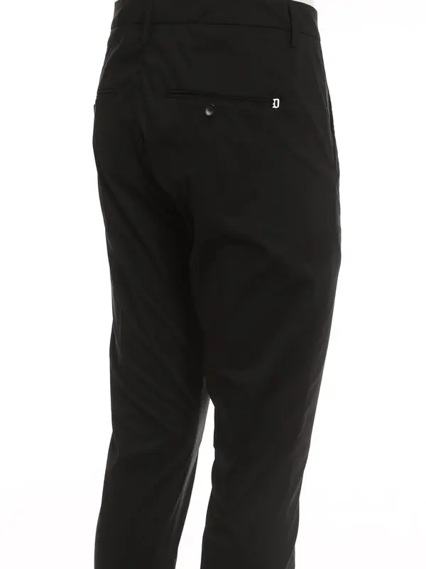 DONDUP Straight-leg Trousers - Black