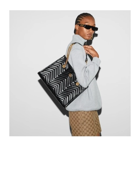 Gucci Gg Marmont Quilted Shoulder Bag