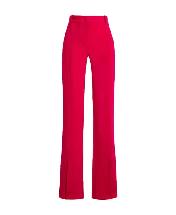 Pinko Straight Leg Casual Pants - Red
