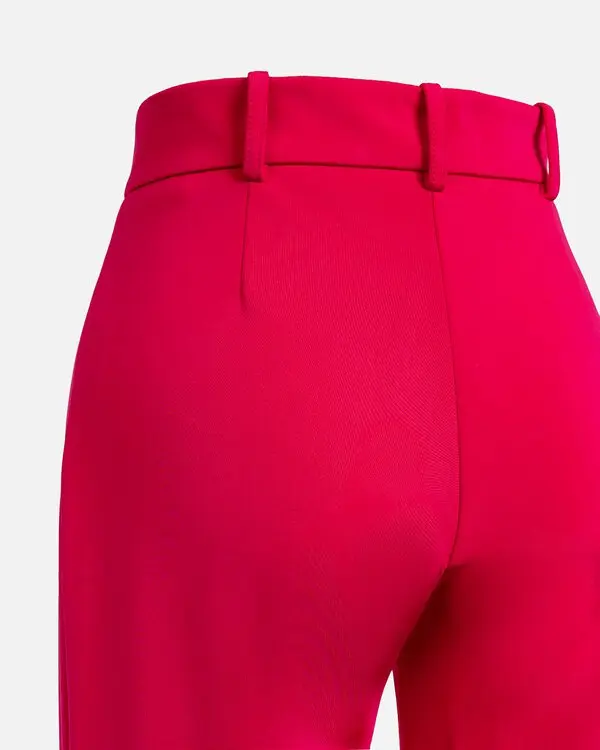 Pinko Straight Leg Casual Pants - Red