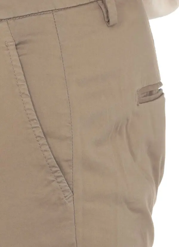 DONDUP Mid-rise Straight-leg Trousers - Gray