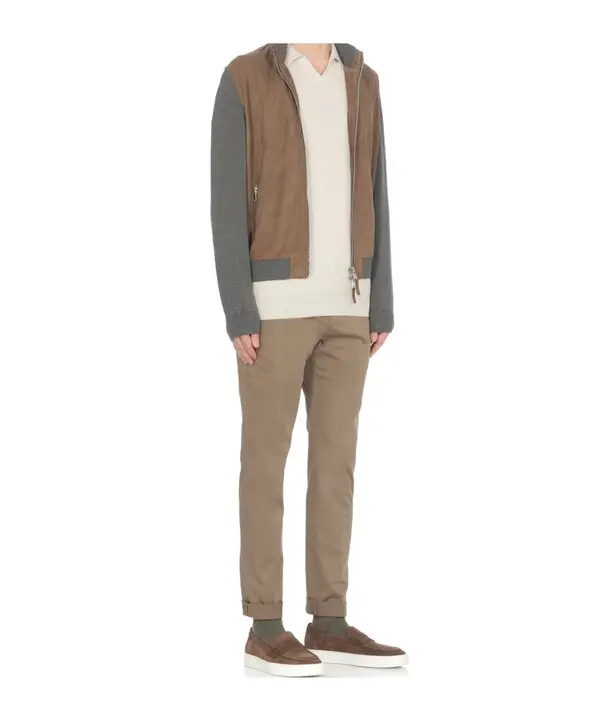 DONDUP Mid-rise Straight-leg Trousers - Gray