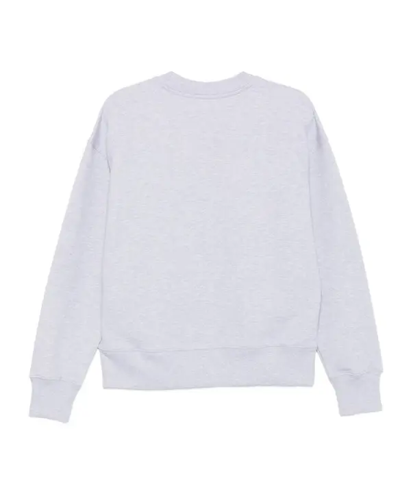 MSGM Cursive Logo Jersey Sweatshirt - Grey