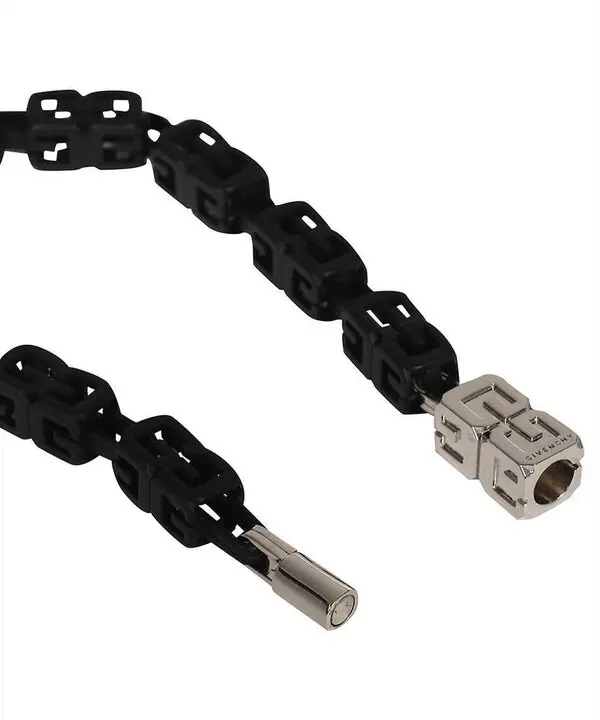 Givenchy G Cube Enamelled Metal Bracelet