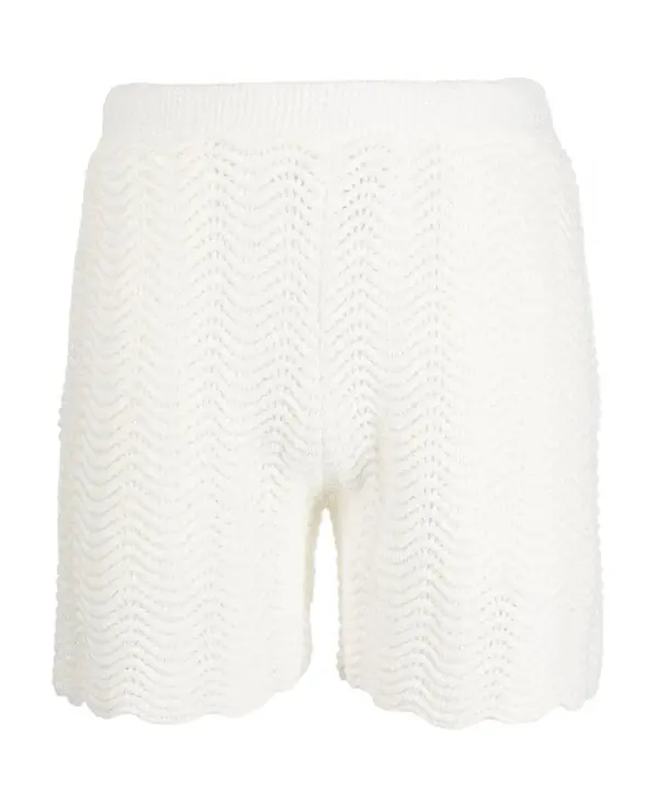Casablanca Knitted High-waist Shorts