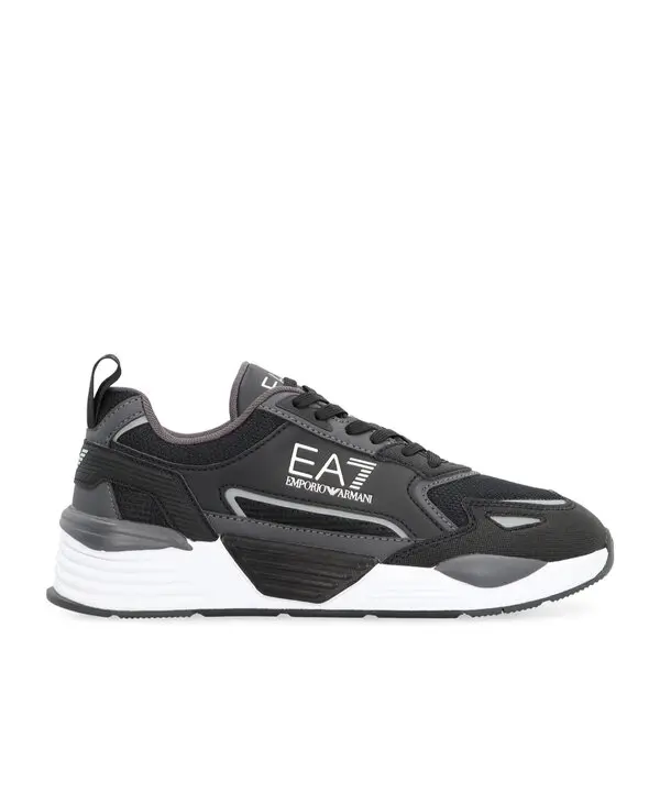 EA7 Logo Stamp Lace-up Sneakers
