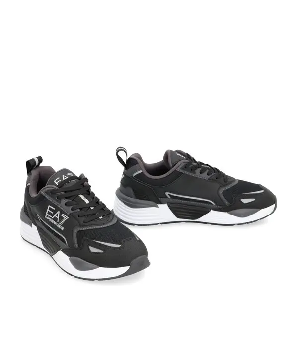 EA7 Logo Stamp Lace-up Sneakers