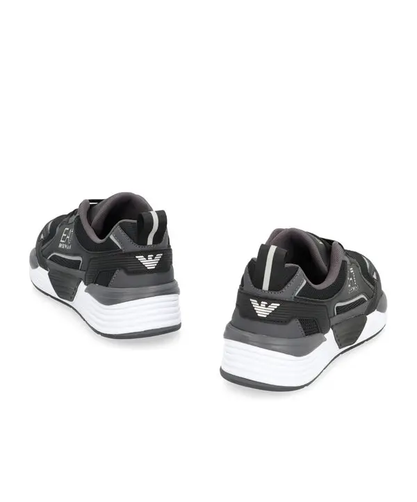 EA7 Logo Stamp Lace-up Sneakers