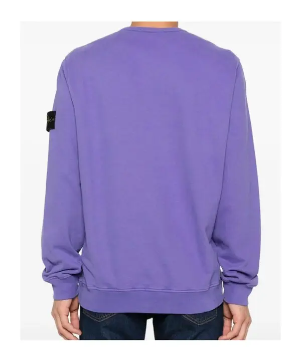 Stone Island Logo Patch Crewneck Sweatshirt