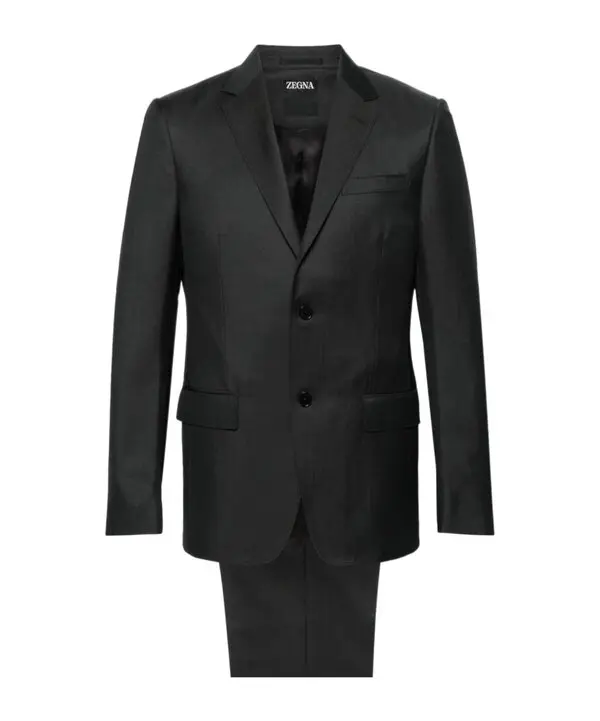 Zegna Single-breasted Suit - Black