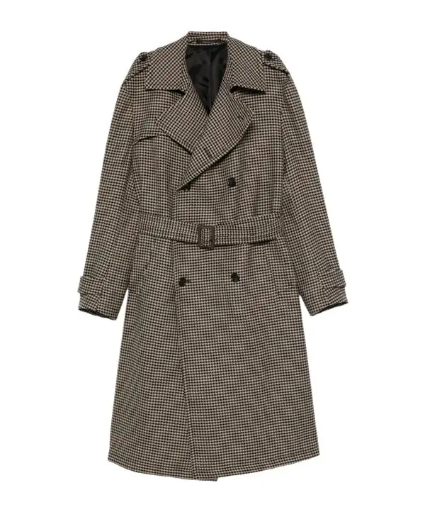 Tagliatore Houndstooth Double-breasted Coat