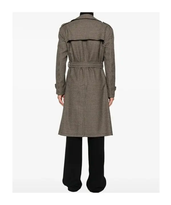 Tagliatore Houndstooth Double-breasted Coat