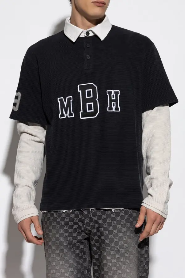 MISBHV Logo-embroidered Polo Shirt