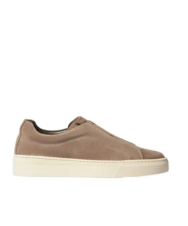 SCAROSSO Luca Suede Sneakers - Taupe