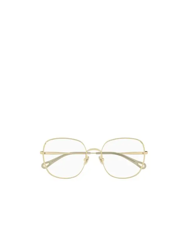 Chloé Eyewear Square Frame Glasses - Nude