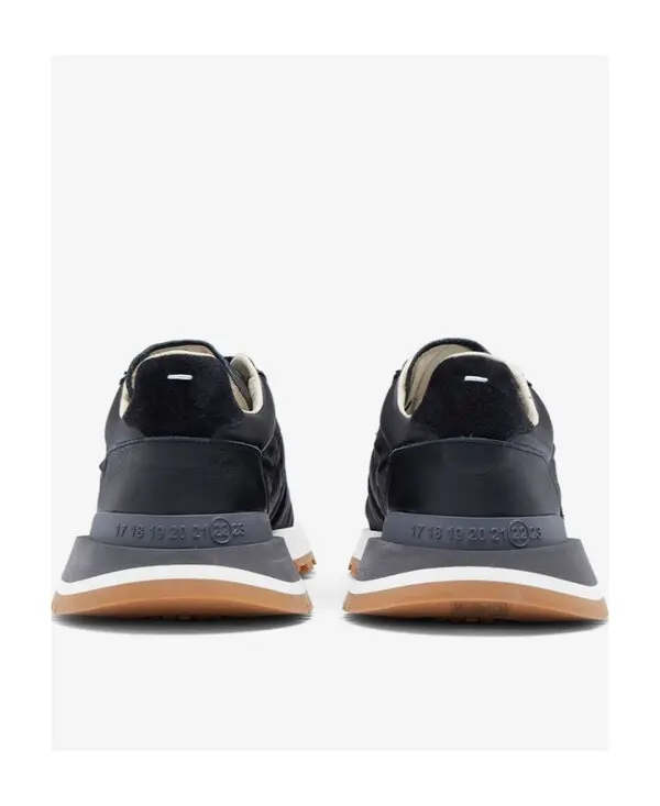 MAISON MARGIELA Retro Lace-up Sneakers - Black