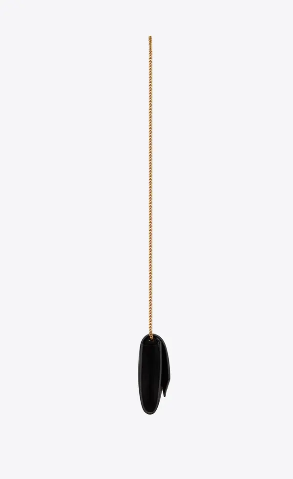 Saint Laurent Uptown Chain Wallet - Black