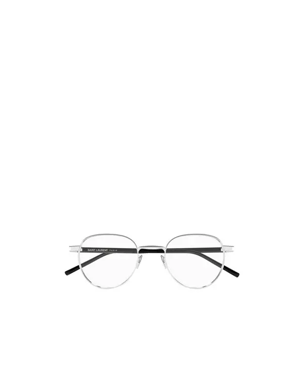 Saint Laurent Round Glasses - Silver