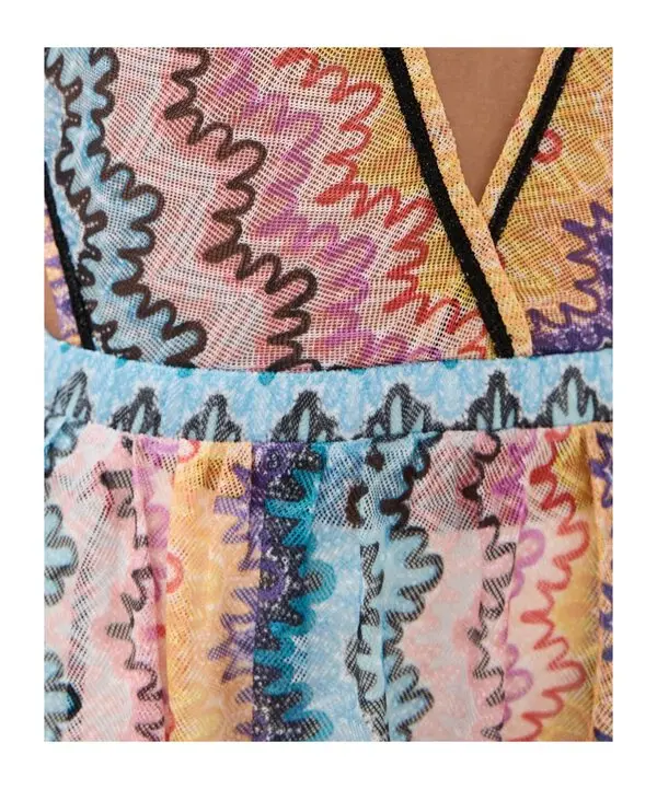Missoni Zigzag Pattern Maxi Dress
