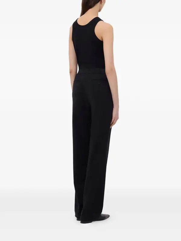 Loulou De Saison Pleated Grain De Poudre Virgin Wool Trousers