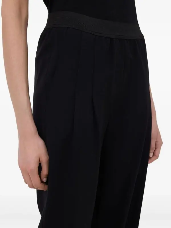 Loulou De Saison Pleated Grain De Poudre Virgin Wool Trousers
