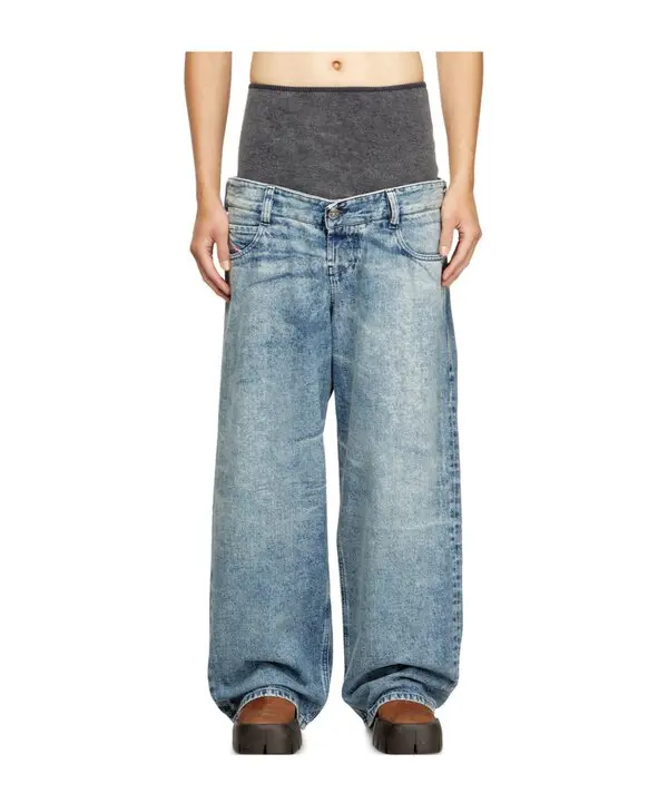 DIESEL® D-eni Five-pocket Jeans - Medium Blue