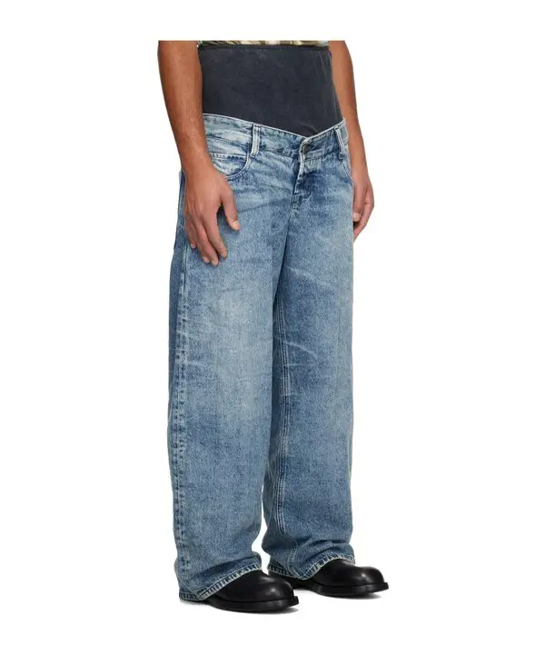 DIESEL® D-eni Five-pocket Jeans - Medium Blue