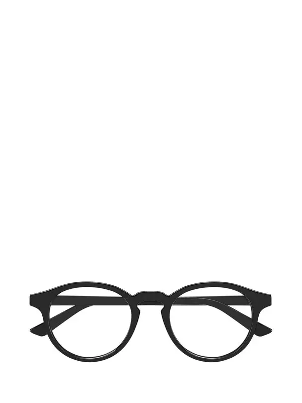 Bottega Veneta Oval Frame Eyeglasses - Black