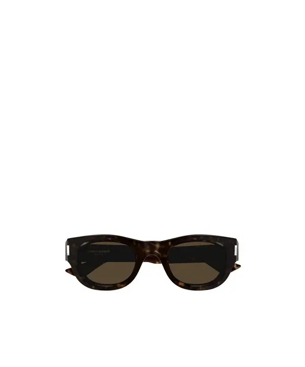 Saint Laurent Round Frame Sunglasses - Black