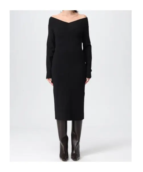 Stella McCartney Boat Neck Midi Dress