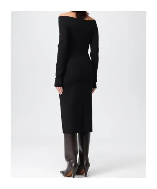 Stella McCartney Boat Neck Midi Dress