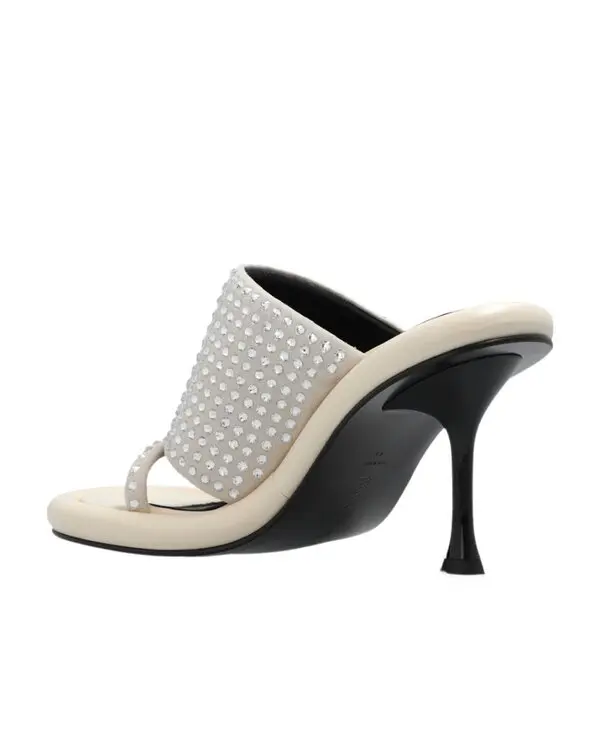 J.W.ANDERSON Bumper Embellished Mules - Nude