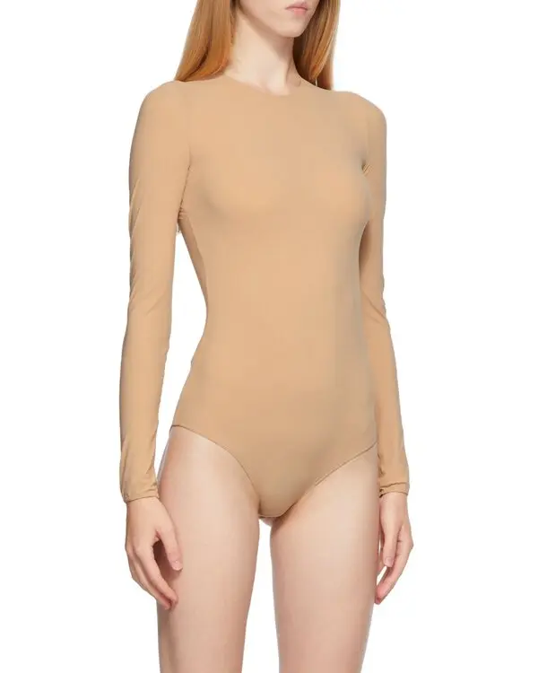 MAISON MARGIELA Long-sleeved Jersey Bodysuit - No